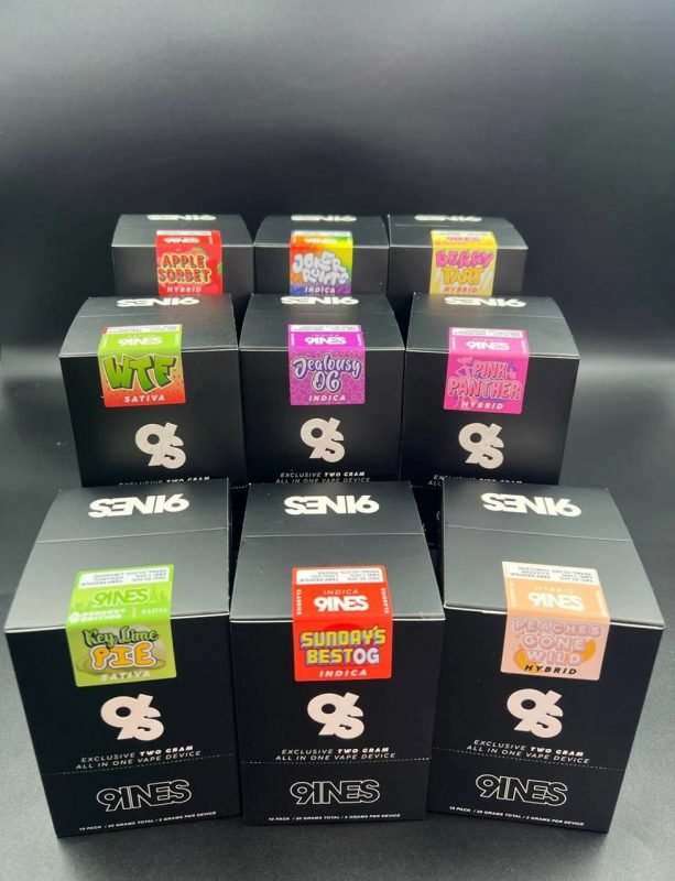 9ines Disposable Carts For Powerful Effects - Official 9ines Vape
